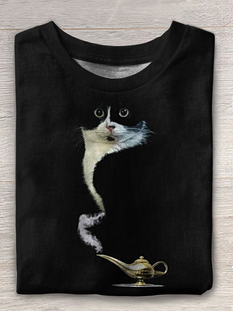 Aladdin Cat Crew Neck T-shirt – INNSLANE