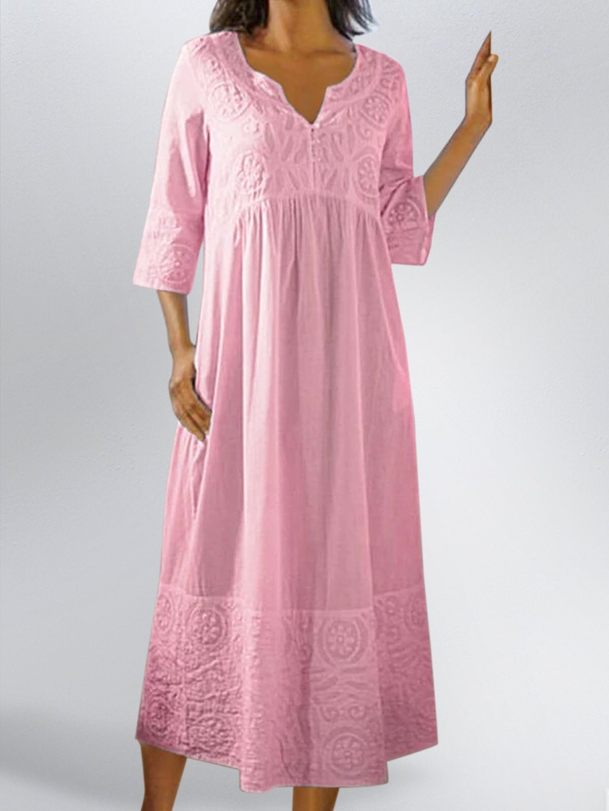 *COTTON LINEN SNAP FRONT DUSTER – INNSLANE