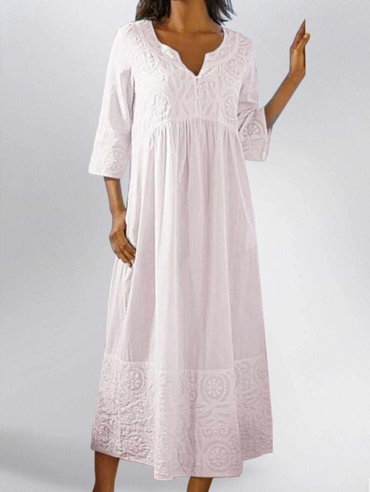 *COTTON LINEN SNAP FRONT DUSTER – INNSLANE