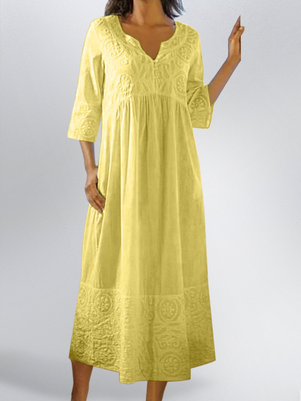 *COTTON LINEN SNAP FRONT DUSTER – INNSLANE